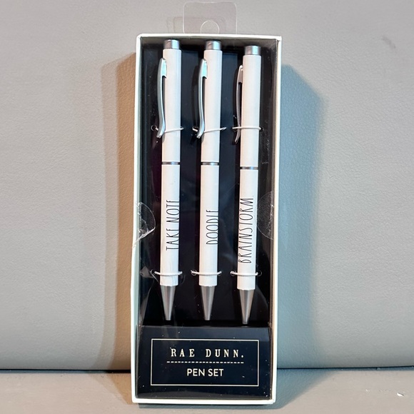 Rae Dunn | Office | Rae Dunn Ballpoint Pens Set Of 3 | Poshmark